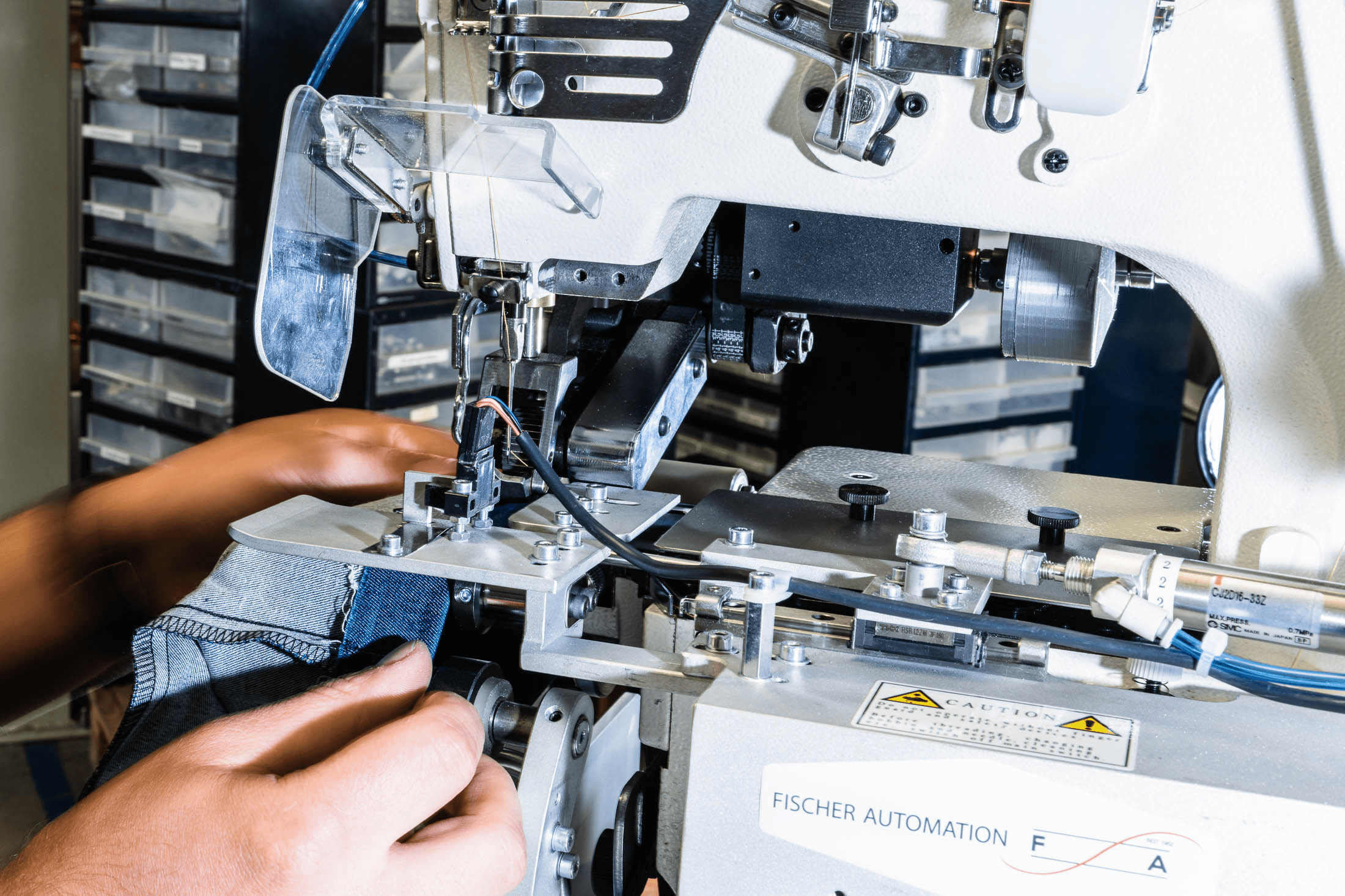 Automated sewing technology for the production of clothing