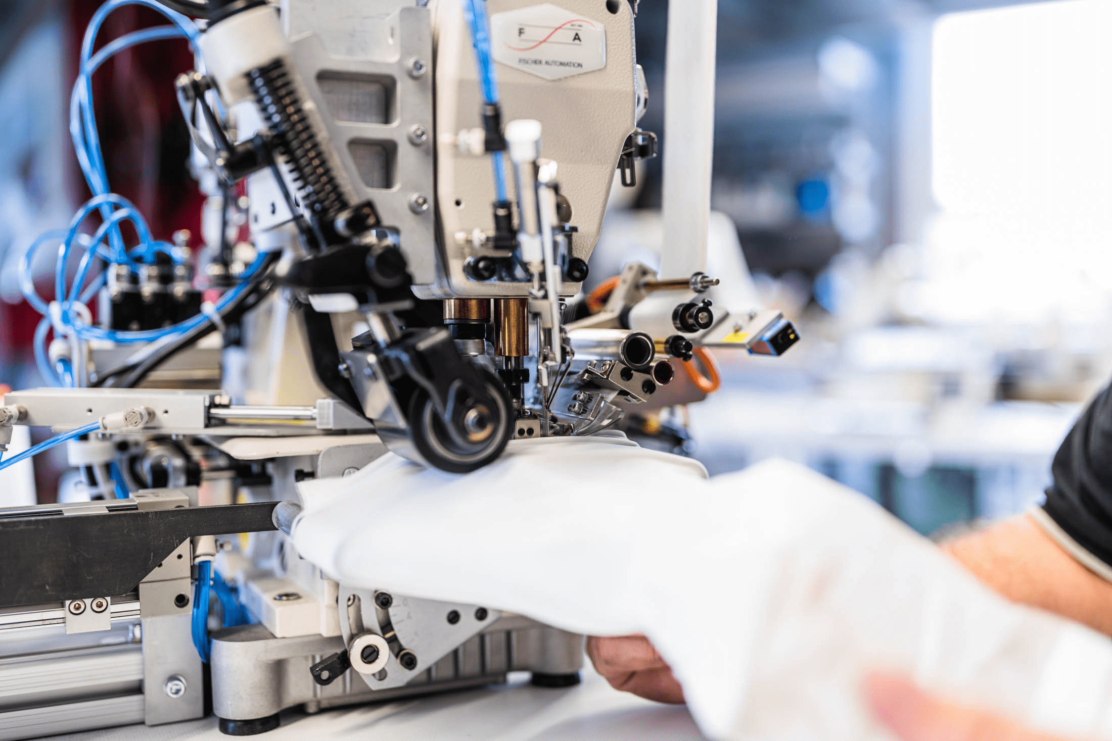 Automated sewing technology for the production of medical textiles